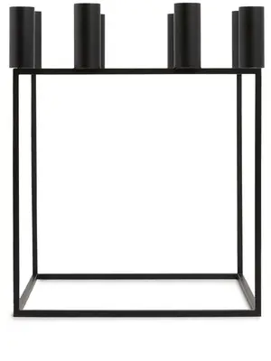 AUDO Kubus Metal Candle Holder - Black