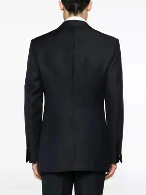Alexander McQueen Peak-lapels Double-breasted Blazer - Blue