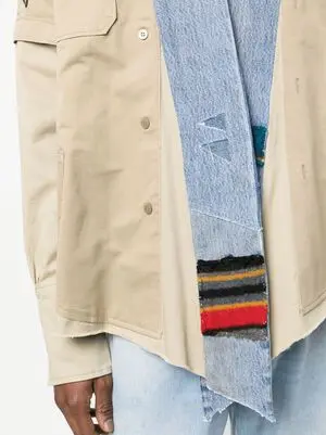 GREG LAUREN Two-tone Military Jacket