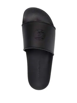 GIULIANO GALIANO Shark Embossed Logo Slides