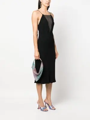 Benedetta Bruzziches Draped Crystal-embellished Tote