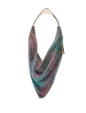 Benedetta Bruzziches Draped Crystal-embellished Tote