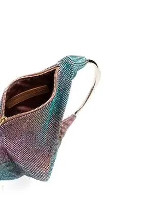 Benedetta Bruzziches Draped Crystal-embellished Tote