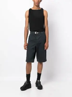 OBJECTS IV LIFE Buckle-detail Denim Shorts