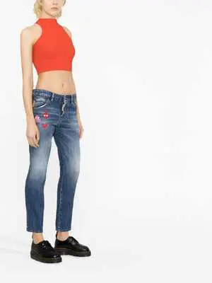 Dsquared2 Patch-detail Denim Jeans