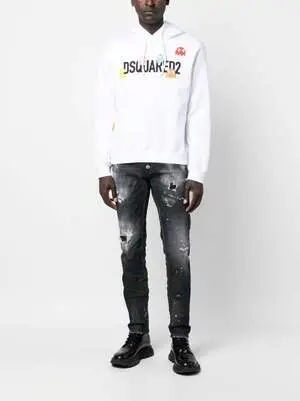 Dsquared2 Distressed Slim-cut Jeans
