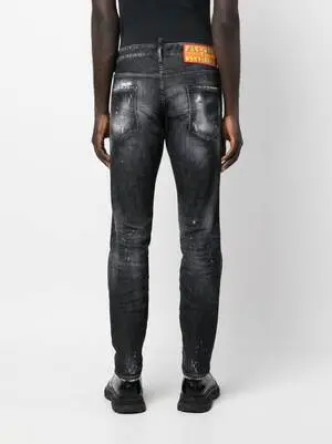 Dsquared2 Distressed Slim-cut Jeans