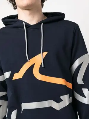 Paul & Shark Shark-print Hoodie