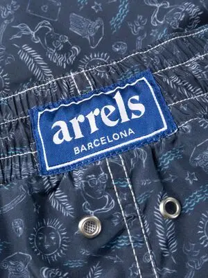 ARRELS BARCELONA X Jordi Labanda In Summer We Trust Swim Shorts - Blue
