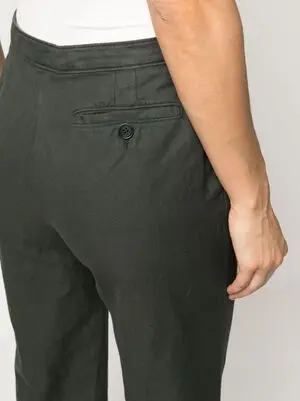 Aspesi Cropped Flared Trousers - Grey