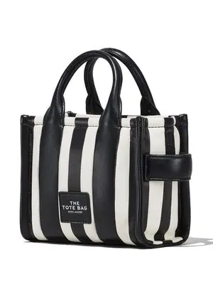 Marc Jacobs Striped Mini Tote Bag - Black