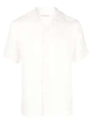 Orlebar Brown Hibbert Short-sleeve Linen Shirt