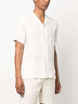 Orlebar Brown Hibbert Short-sleeve Linen Shirt