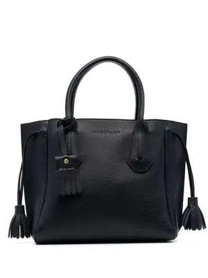 Longchamp Penelope Leather Tote Bag - Blue | Editorialist