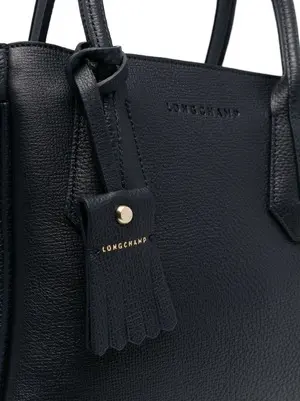 Longchamp Penelope Leather Tote Bag - Blue | Editorialist