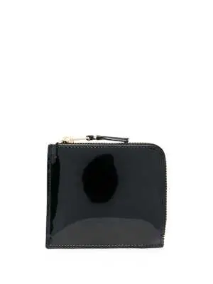 Comme Des Garçons Polka Dot Print Small Wallet - Black