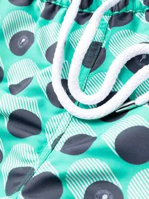 Frescobol Carioca Graphic Print Swim Shorts
