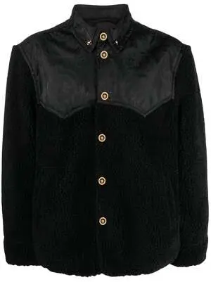 Versace Barocco Silhouette Fleece Jacket