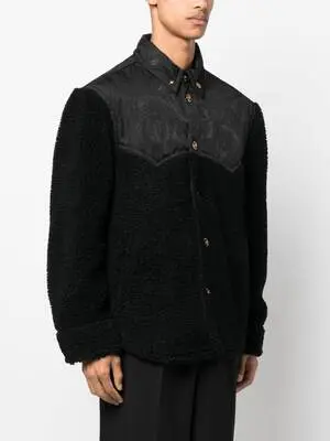 Versace Barocco Silhouette Fleece Jacket
