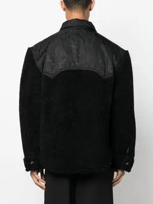 Versace Barocco Silhouette Fleece Jacket