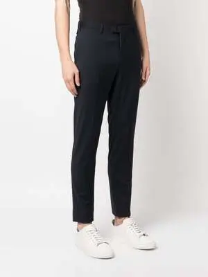 PT TORINO Mid-rise Slim-fit Trousers - Blue