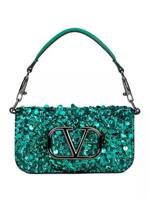 Valentino Garavani Lòco Embroidered Shoulder Bag