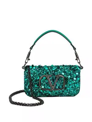 Valentino Garavani Lòco Embroidered Shoulder Bag