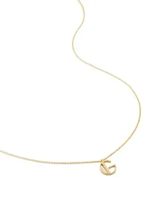 Monica Vinader Alphabet G Pendant Necklace - Gold