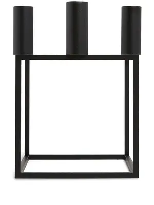 AUDO Kubus Metal Candle Holder - Black