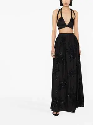 Brunello Cucinelli Sequin-embellished Maxi Skirt