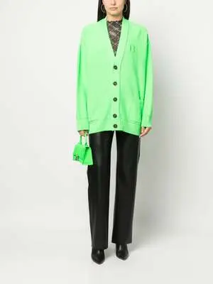 Dsquared2 Embroidered Virgin Wool Cardigan