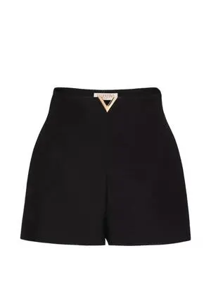 VALENTINO Crepe Couture Tailored Shorts