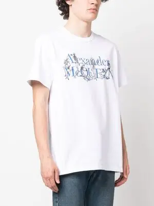 Alexander McQueen Logo-print Short-sleeve T-shirt