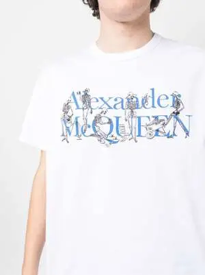 Alexander McQueen Logo-print Short-sleeve T-shirt