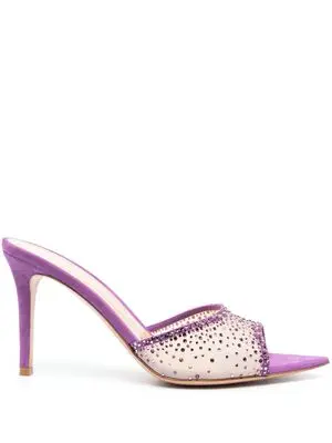 GIANVITO ROSSI 103mm Elle Crystal-embellished Sandals
