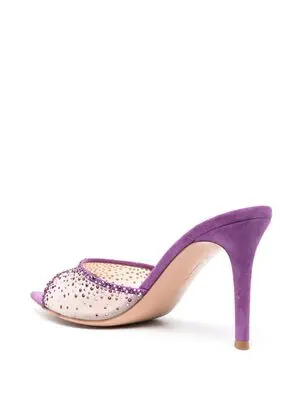 GIANVITO ROSSI 103mm Elle Crystal-embellished Sandals