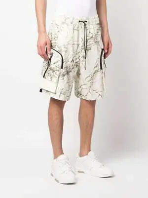 A-COLD-WALL* Marble-print Shorts