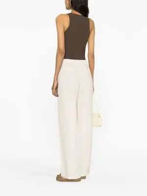 FORTELA Jaleh Wide-leg Trousers - Neutrals