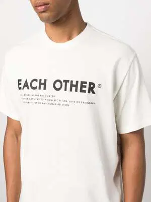 Each X Other Cotton Logo Print T-shirt