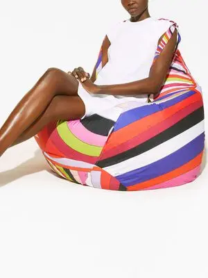 Emilio Pucci Iride-print Bean Bag