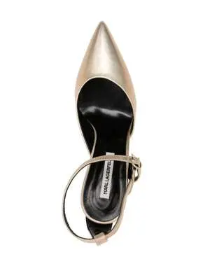 Karl Lagerfeld Gala 95mm Pointed-toe Pumps