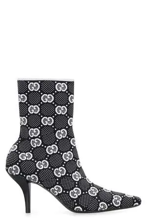 Gucci Sock Ankle Boots - Black