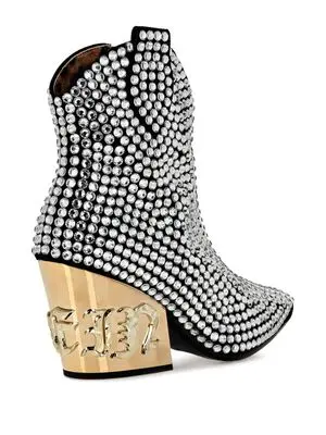Philipp Plein Stud-embellished 90mm Boots