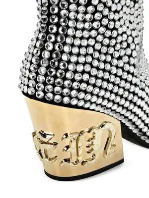 Philipp Plein Stud-embellished 90mm Boots