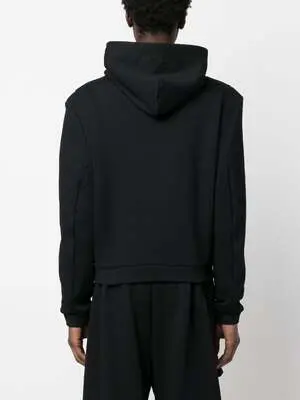 Random Identities Long-sleeve Cotton Hoodie