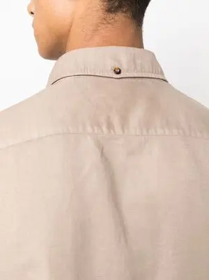 Brunello Cucinelli Two-pocket Long-sleeved Shirt - Brown