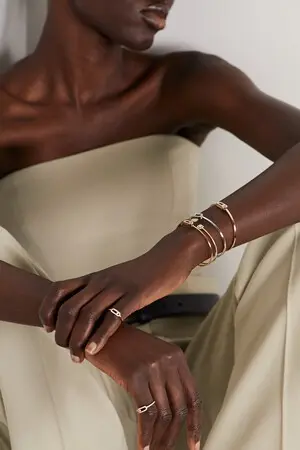 Messika My Twin Toi & Moi 18-karat Diamond Cuff - Gold