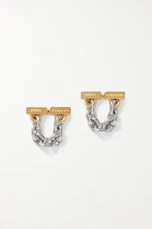 Rabanne And Silver-tone Earrings - Gold