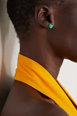 Irene Neuwirth Love 18-karat Chrysoprase Heart Earrings