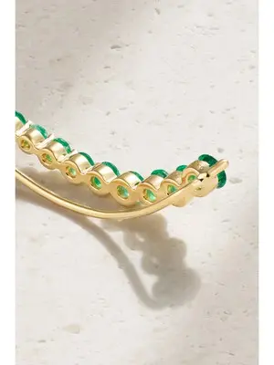 ANITA KO 18-karat And Emerald Single Earring